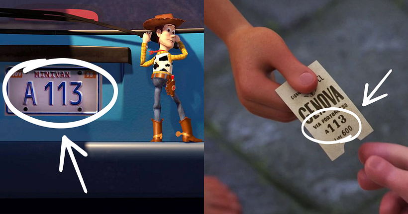 Hidden easter eggs in movies store